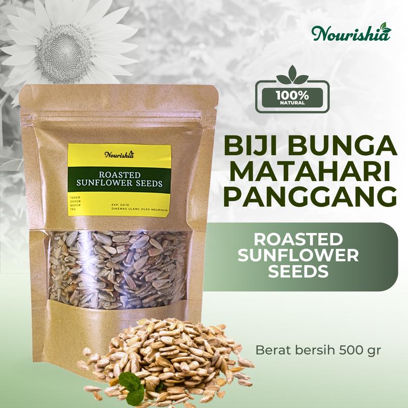 biji bunga matahari panggang 500gr / Roasted sunflower seeds - Shop ...