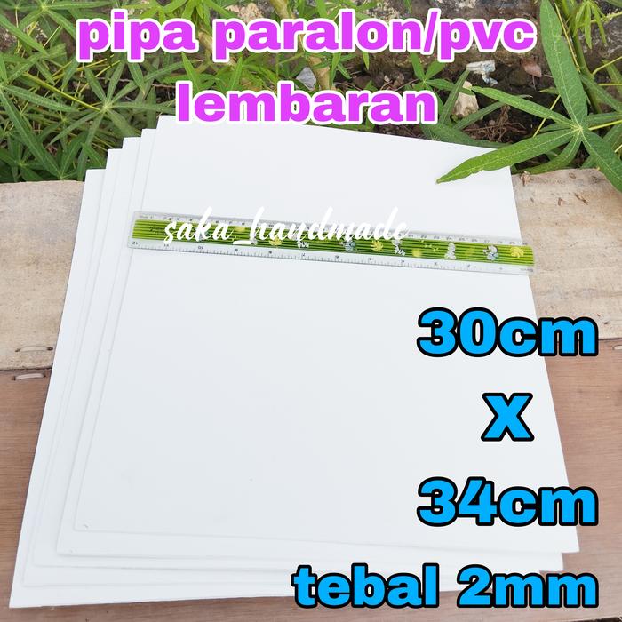 Jual PIPA PARALON/PVC LEMBARAN (30cm X 34cm) TEBAL 2mm - Kab. Demak ...