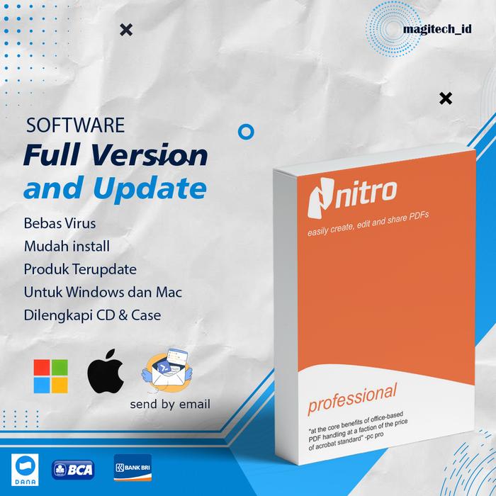 Jual Nitro PDF Pro Enterprise 14 (Edit, Convert, Create & eSign PDF ...