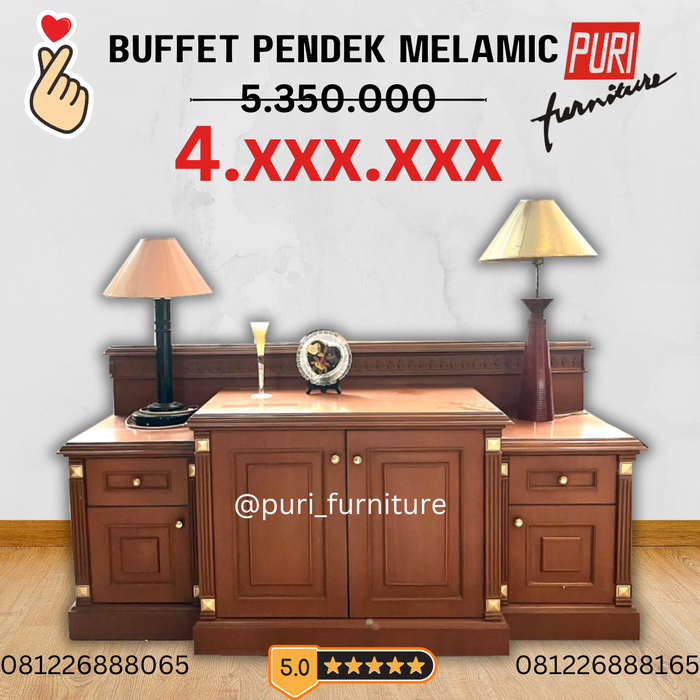Jual model bufet pendek minimalis/ bufet pendek melamic (FR102) - Kota ...