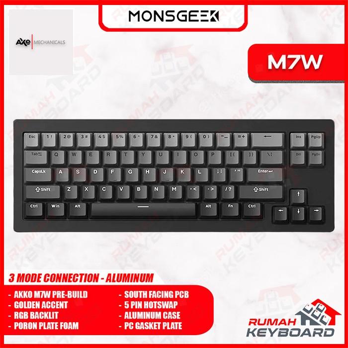 Promo MECHANICAL KEYBOARD - MONSGEEK M7W - 65% - ALUMINUM - SOUTH ...