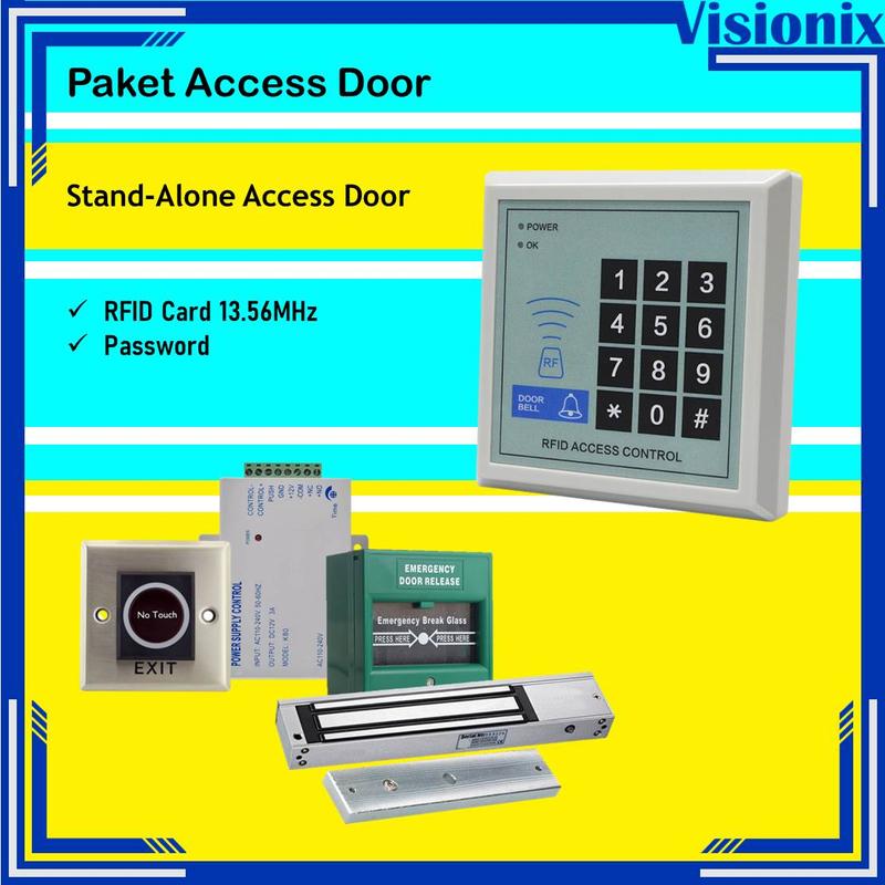 Paket Access Door RFID 13.56MHz Mifare Access Control Standalone - Shop ...
