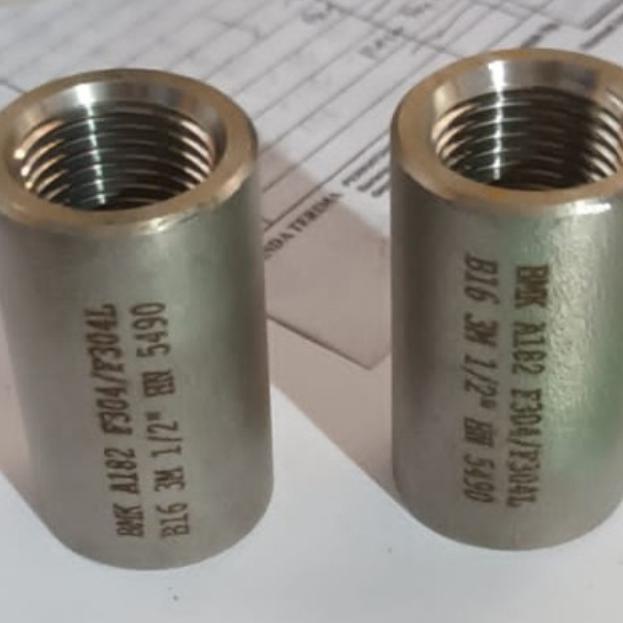 Jual SOCK 1/2 INCHI SS304 NPT 3000 SOCKET PIPA STAINLESS STEEL SHOCK ...