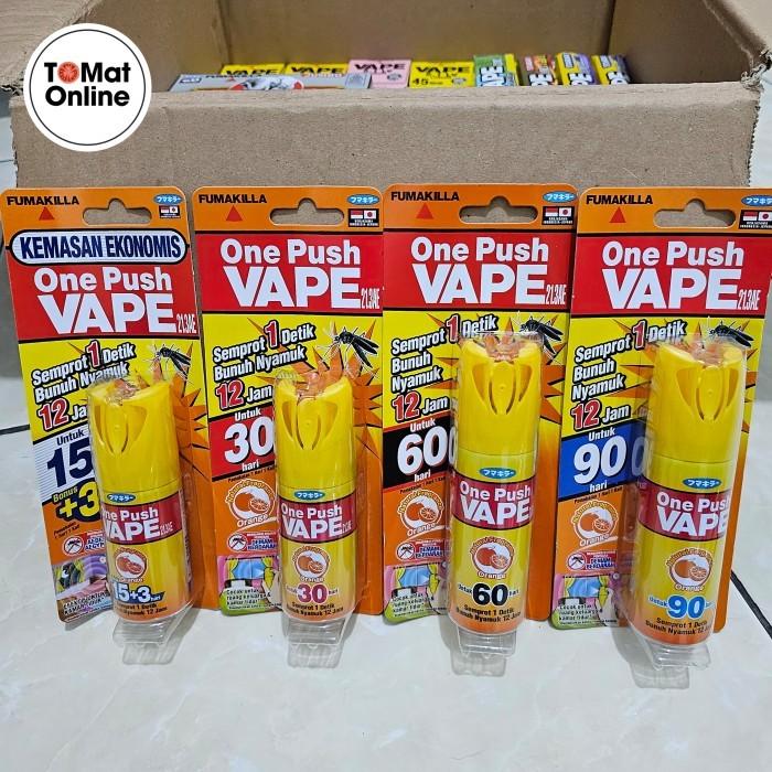 ONE PUSH VAPE 60 hari OBAT NYAMUK SEMPROT - Shop | Tokopedia