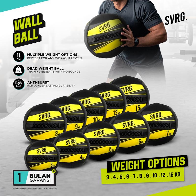 SVRG. Wall Ball 10 Kg - Medicine Ball - Slam Ball - Shop | Tokopedia