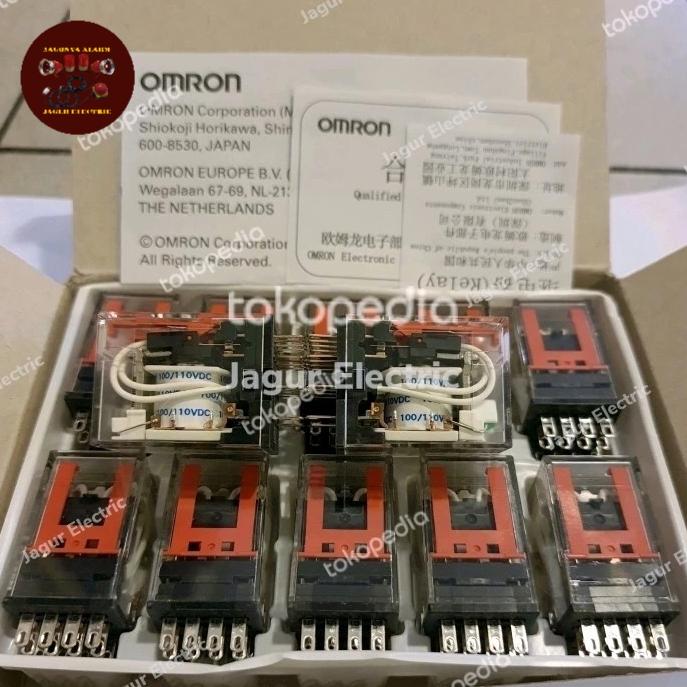 RELAY MY4N-GS 110 VDC RELAY OMRON ORIGINAL - Shop | Tokopedia