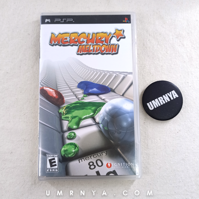 Jual Mercury Meltdown PSP UMD Kaset CD Disk Game PS Games Playstation ...