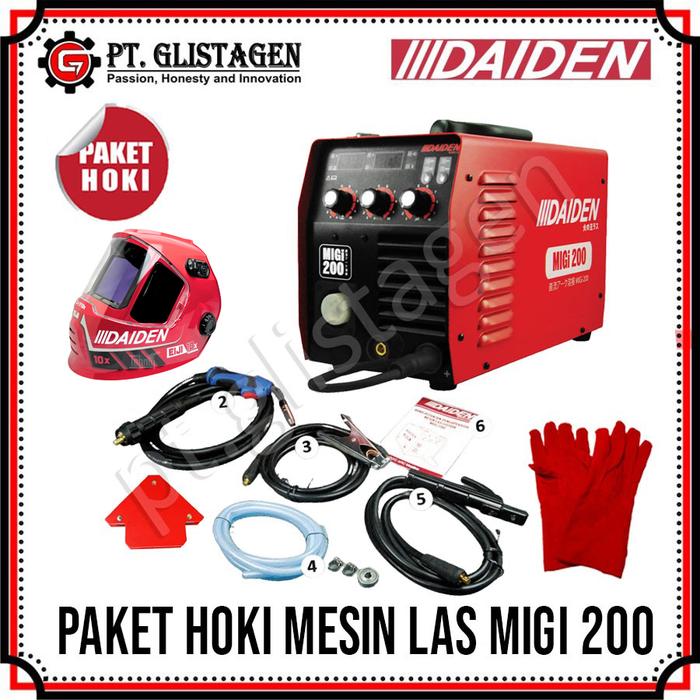 Jual Mesin Las Listrik MIG CO2 Tanpa Gas Welding Gasless MIGi 200 ...