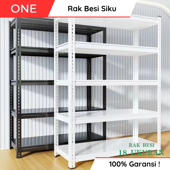 Jual Rak Besi Siku 5 Susun Tanpa Baut Serbaguna Botless Rack Stainless ...
