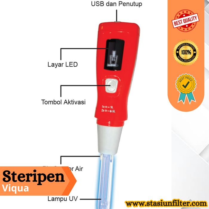 Jual SteriPen Viqua lampu UV Portable (Pensteril Air Minum) - Kab ...