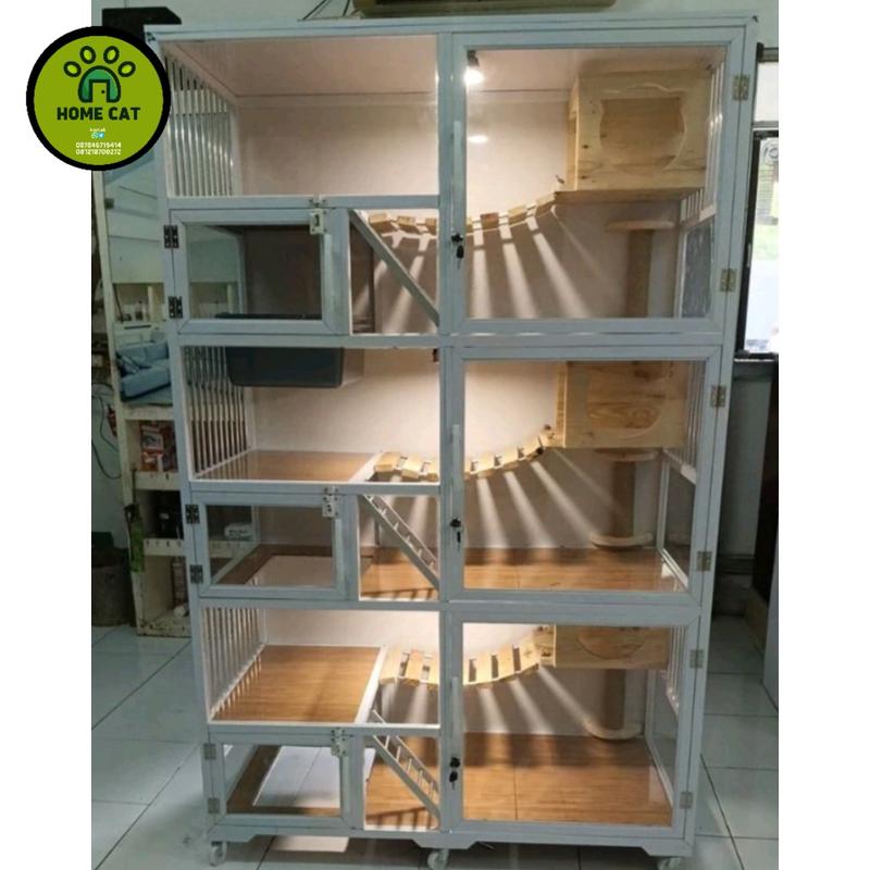 KANDANG KUCING 3 TINGKAT CAT CONDO - Shop | Tokopedia