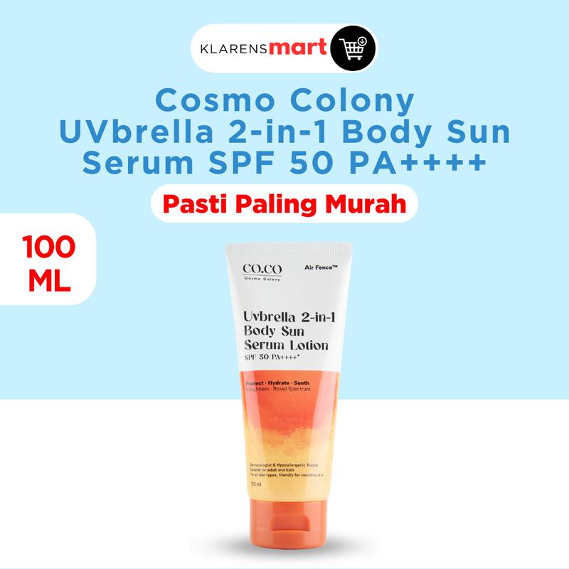 Sunscreen Badan CO.CO Uvbrella 2in1 Body Sun Serum Lotion SPF50 PA ...