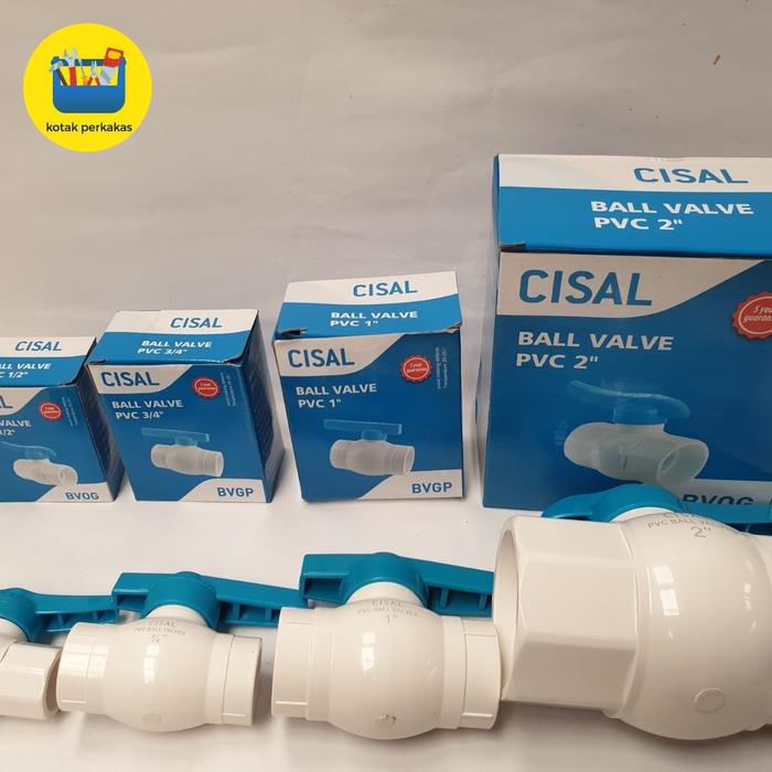 Jual Cisal Ballvalve engkol BVOG 1/2-3/4-1 inch@10 pcs/Ball Valve 11/4 ...