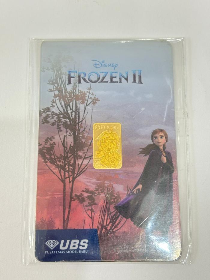 Jual 2 GRAM LM LOGAM MULIA EMAS UBS DISNEY ANNA FROZEN II CERTIFICATE ...
