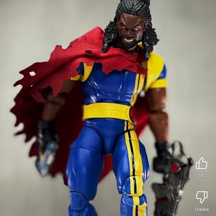 Jual Mantel Jubah Merah Mezco Marvel Legends Bishop Custom Cape kitbash ...