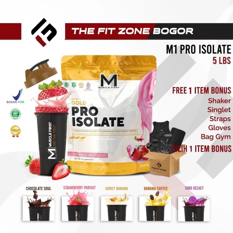 M1 Muscle First Gold Pro Isolate 5 Lbs BPOM Whey Protein Isolate - Shop ...