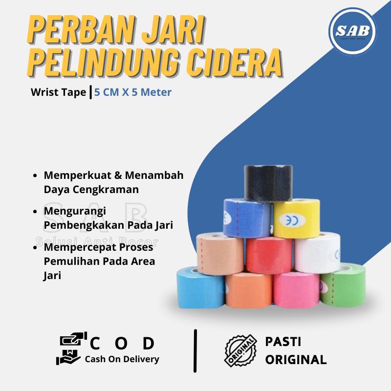 Wrist Tape Perban Jari Finger Tape Kineseo Cegah Cedera Saat - Shop ...