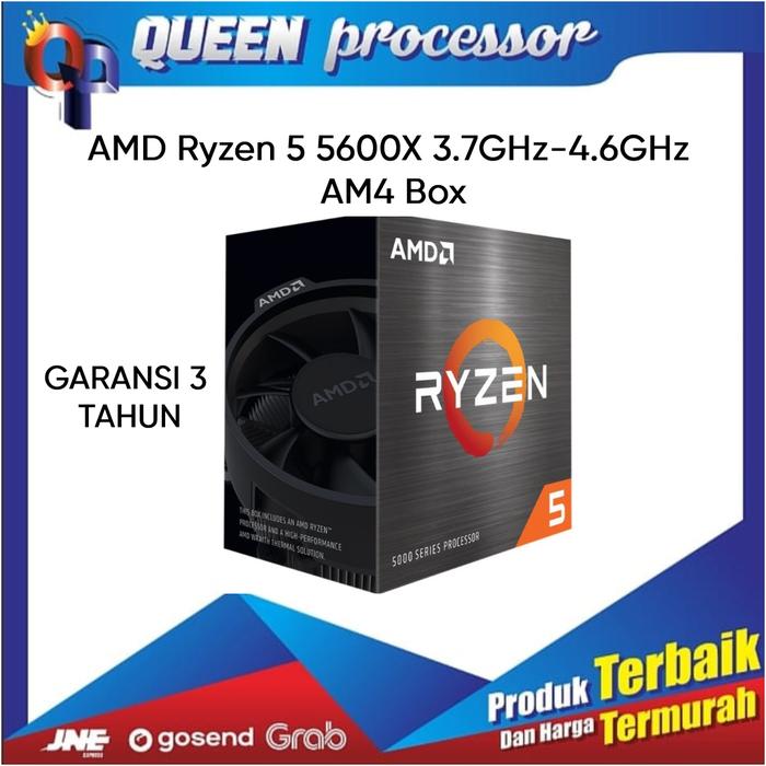 Jual PROCESSOR AMD RYZEN 5 5600X 3.7GHz BOX - Jakarta Pusat ...