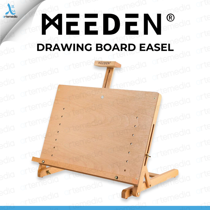 Jual Meeden Drawing Board Easel Artist Tabletop | Solid Wood, Stable ...