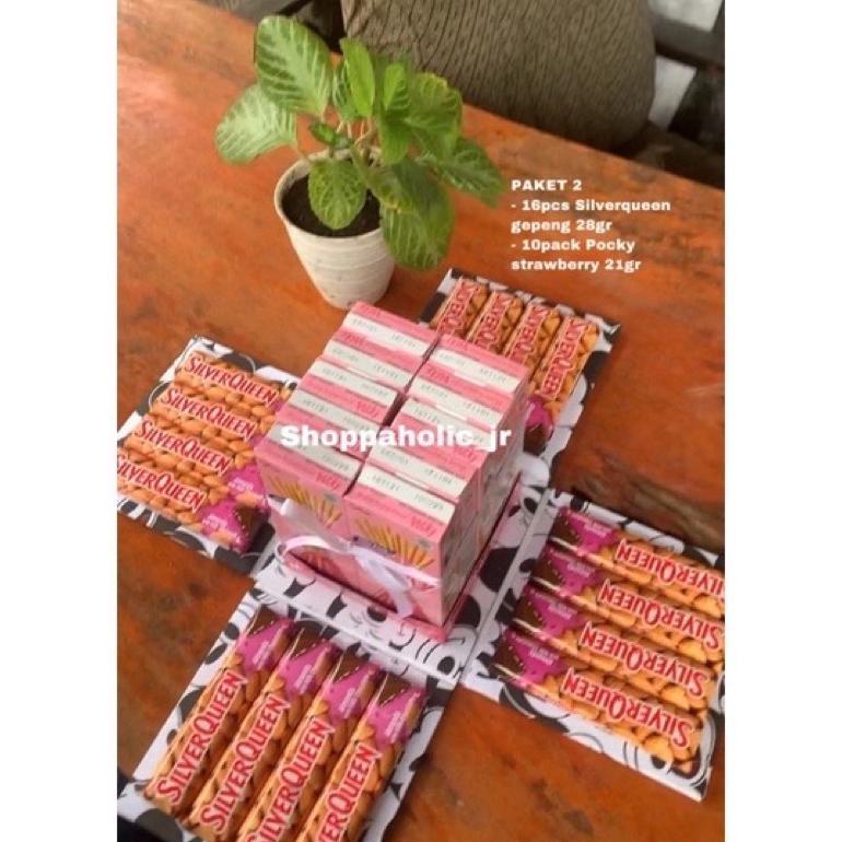Surprise Gift Box Snack Silverqueen Hadiah Valentine Murah 1kg Baca ...