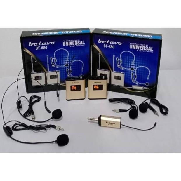 Jual Mic Bando Clip On Mic Wireless Sennheiser Bt 839 Headset+Jepit ...