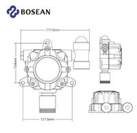 Jual Bosean Fixed Gas Detector Combustible Explosive EX Gas Mudah ...
