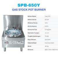 Jual Fomac Gas Stock Pot Burner SPB-650Y Kompor Gas LPG 25 kW Efisiensi ...