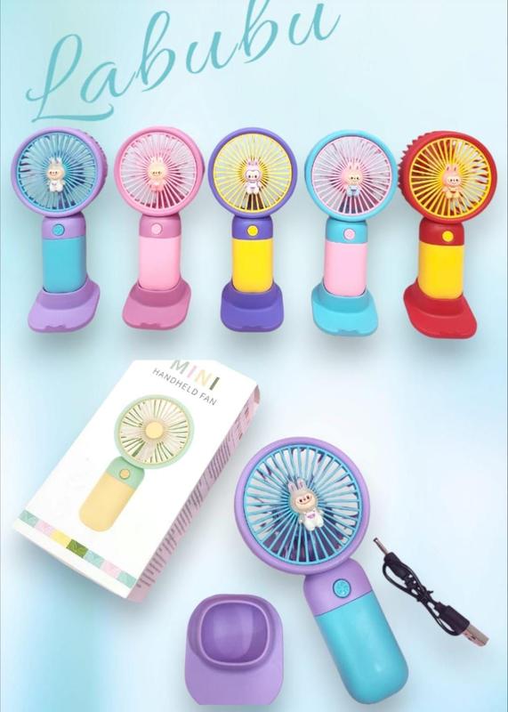 Kipas Mini Genggam Portable Motif Labubu Viral - Shop | Tokopedia