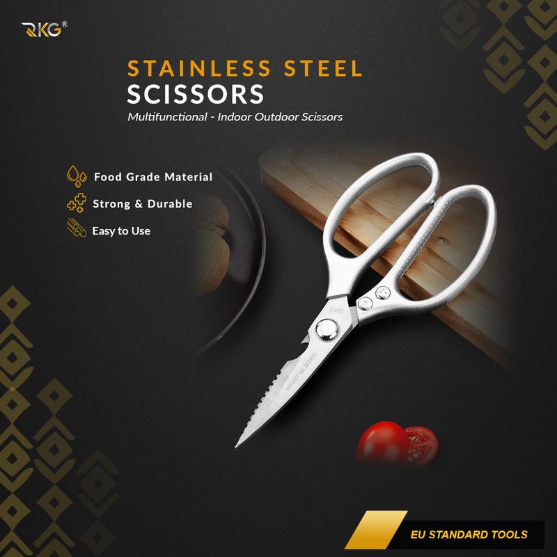 Gunting SK5 Multifungsi Ukuran Besar Kitchen Scissors Stainless Steel ...