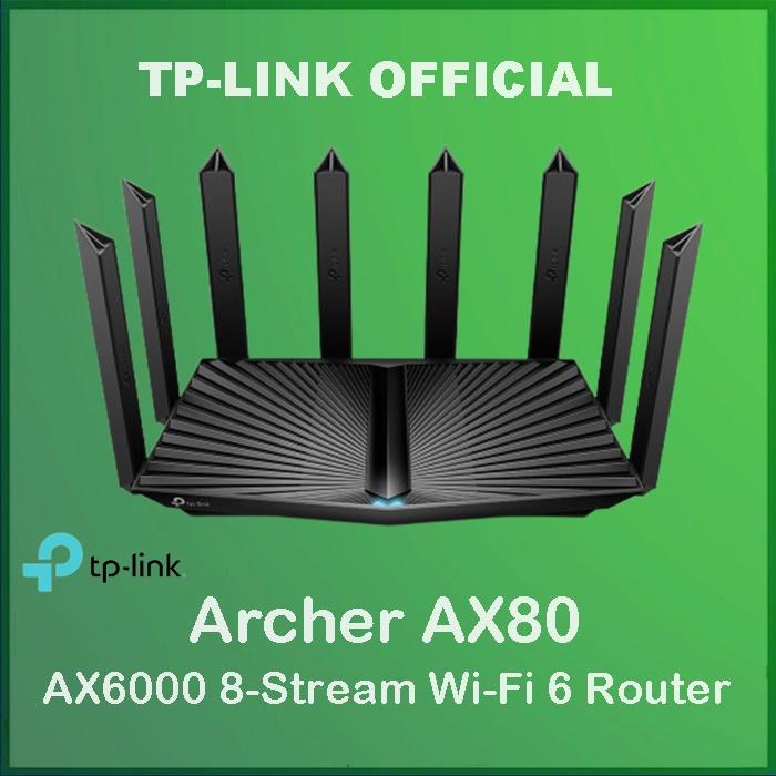 Promo Tp-link Archer AX80 AX6000 8-Stream WiFi 6 Router with 2.5G Port ...