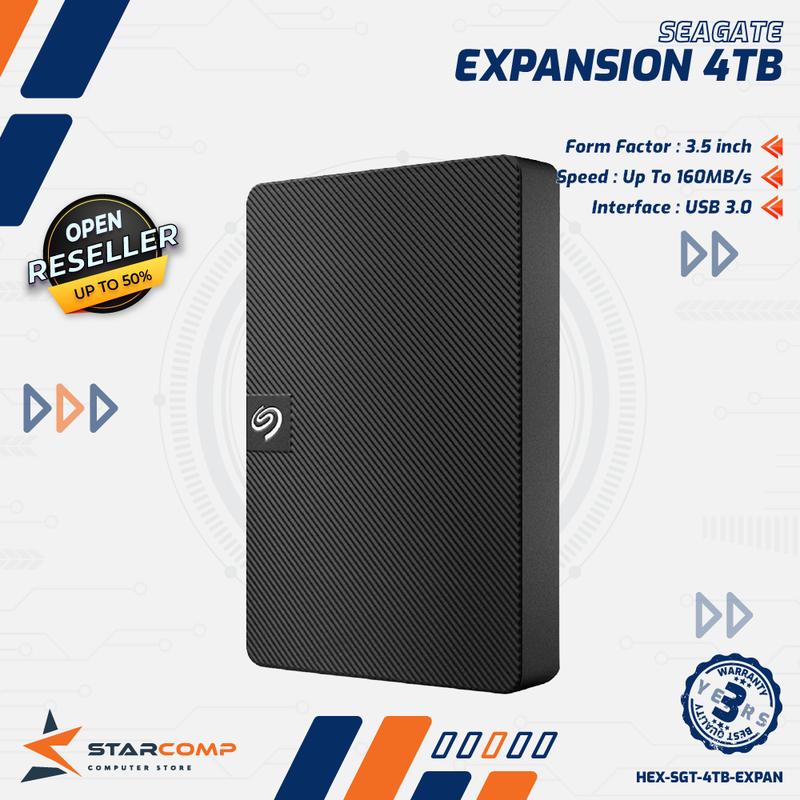 Seagate Expansion Hardisk Eksternal 4TB - Seagate Expansion 4TB - Shop ...