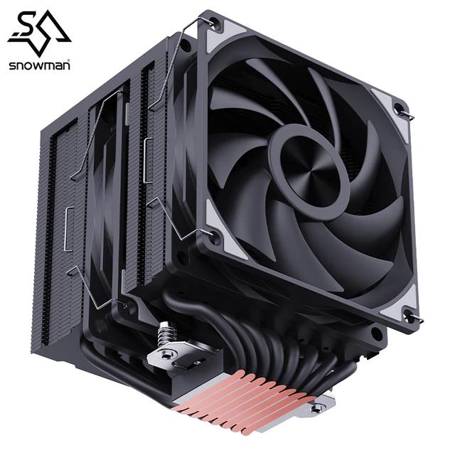 Jual SNOWMAN MT880 (8 Heatpipes) Dual Tower CPU Cooler HSF AMD AM4/AM5 ...