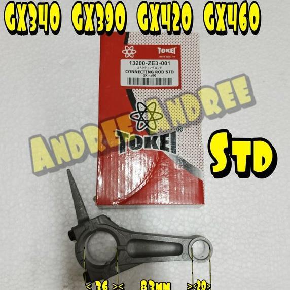 Conrod Stang Seher Connecting Rod Honda GX340 GX390 GX420 GX460 GX-340 ...