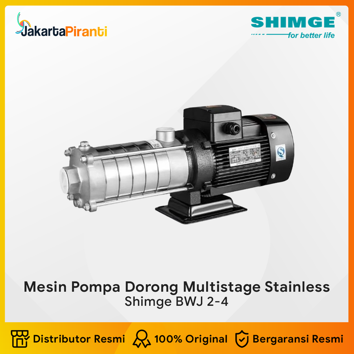 Promo Mesin Pompa Dorong Sentrifugal Horizontal Multistage Shimge BWJ 2 ...