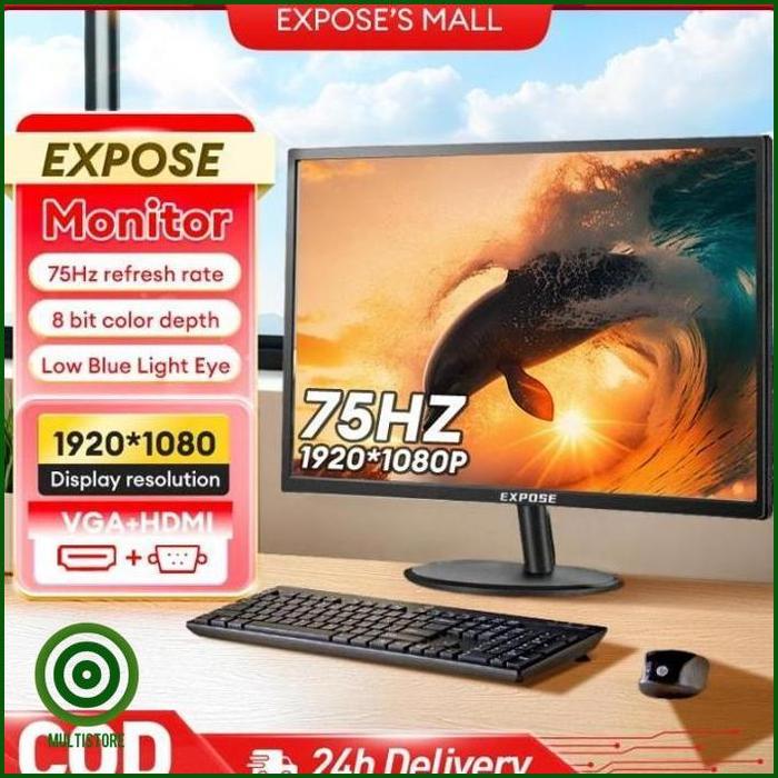 Jual Multistor- Monitor PC 19 Inch Monitor Arm Gaming Monitor 75HZ ...