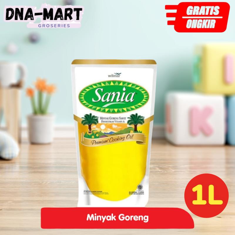 SANIA Minyak goreng pouch 1 liter - Shop | Tokopedia