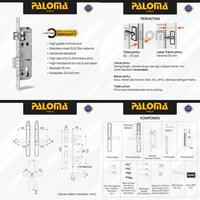 Jual PALOMA DLP 516 516B 516S Digital Lock Smart Slim Door Frame ...