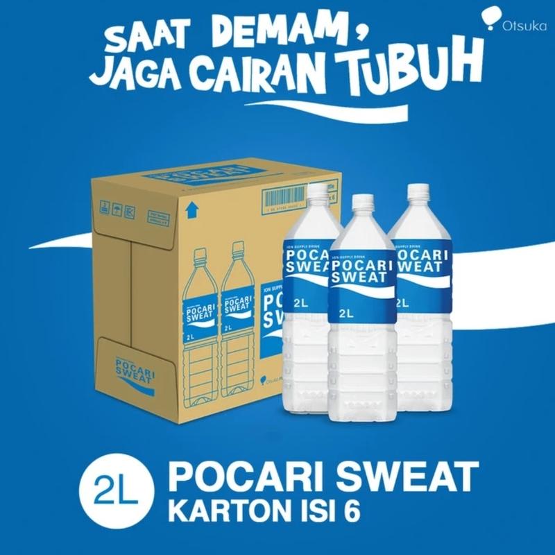 Pocari Sweat Pet 2 Liter Karton isi 6 - Shop | Tokopedia