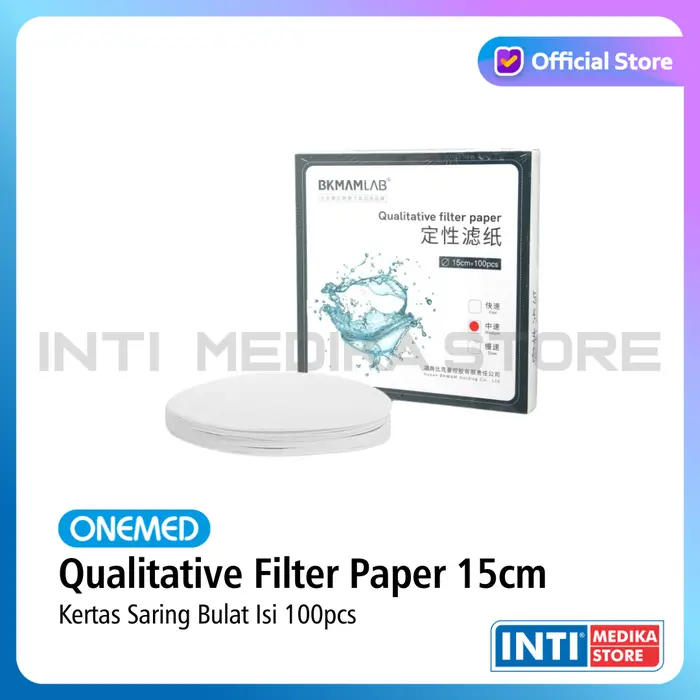 Promo ONEMED - Kertas Saring BULAT Box Isi 100pcs | Qualitative Filter ...