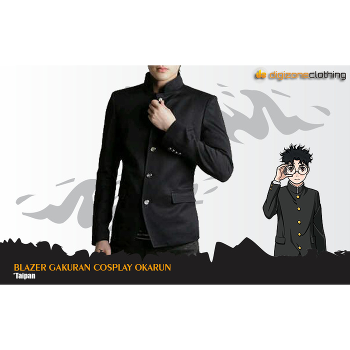Jual Blazer Gakuran Anime Dan Da Dan cosplay Okarun Ken Takakura - M ...
