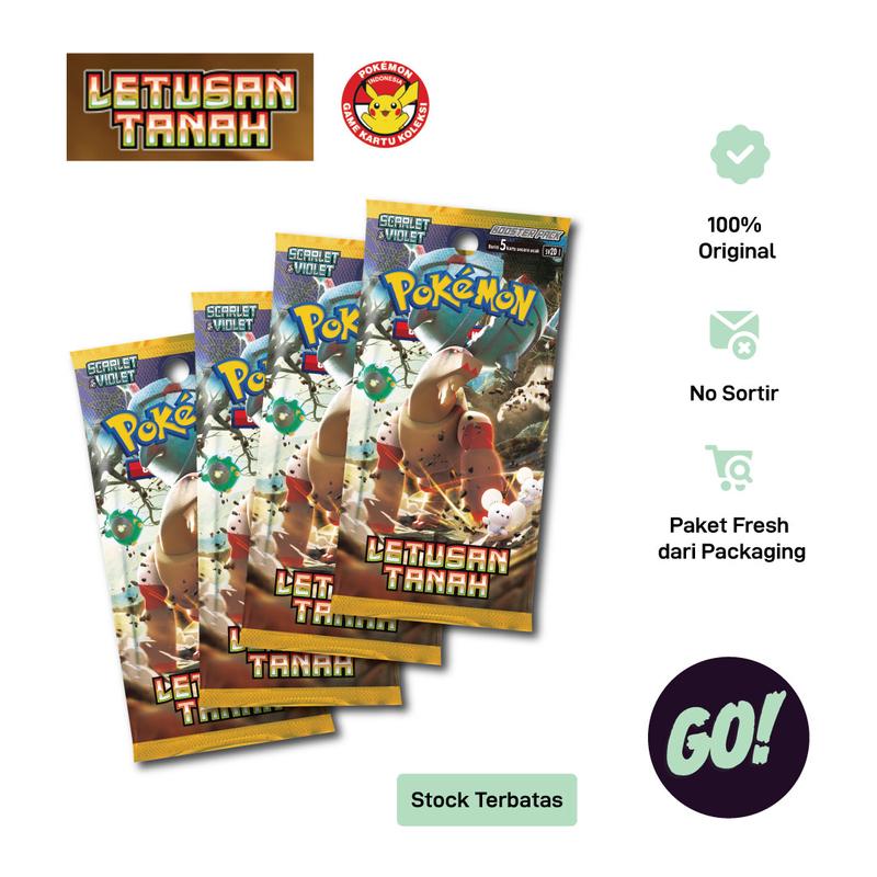 Letusan Tanah Booster Pack - Kartu Pokemon - Shop | Tokopedia