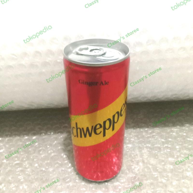 schwepes ginger ale tonic 250 ml x 24 can - Shop | Tokopedia