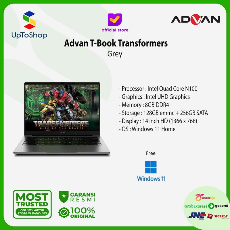 Advan T-Book Transformers Intel Quad Core N100 8GB 128GB emm - Shop ...