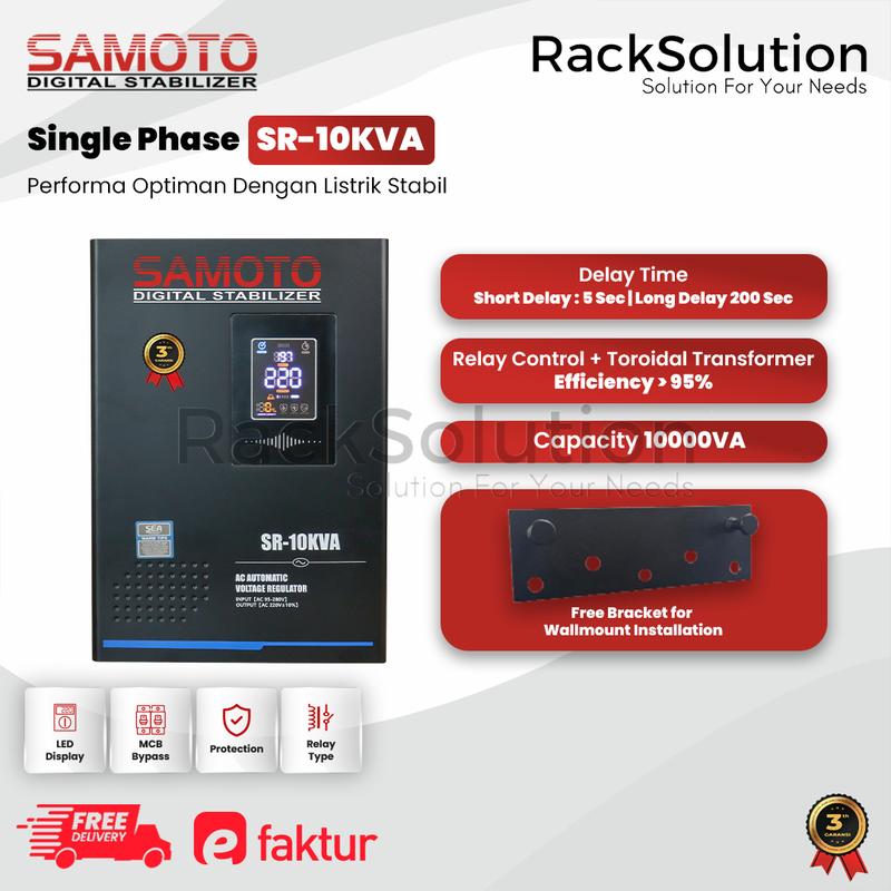SAMOTO SR10KVA Relay Stabilizer 10KVA AVR Stabiliser 10000VA - Shop ...