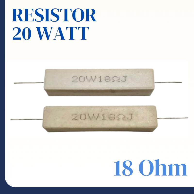 Resistor 20w 18ohm - Shop | Tokopedia