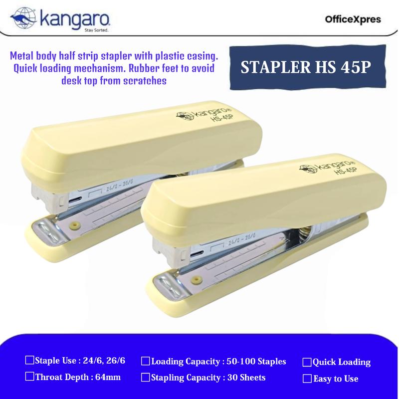 Hekter / Jepretan / Staples JOK MOTOR / Stapler HS 45 P Kangaro - Shop ...