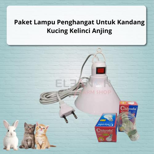 Paket Fitting Lampu Penghangat 5W Kabel Panjang Untuk Kandang Kucing ...