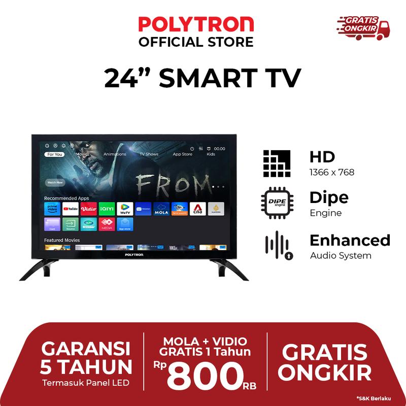 POLYTRON SMART DIGITAL TV 24" PLD 24CV1869 - Shop | Tokopedia