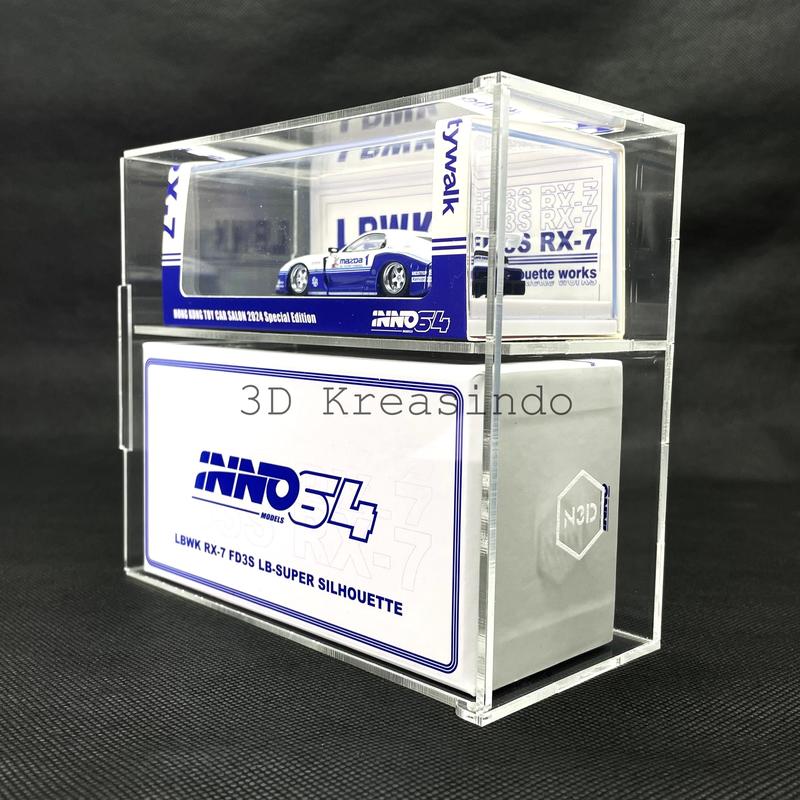 Rak Display INNO64 Inno ACRYLIC CASE Vertical Diecast Aksesoris Akrilik ...