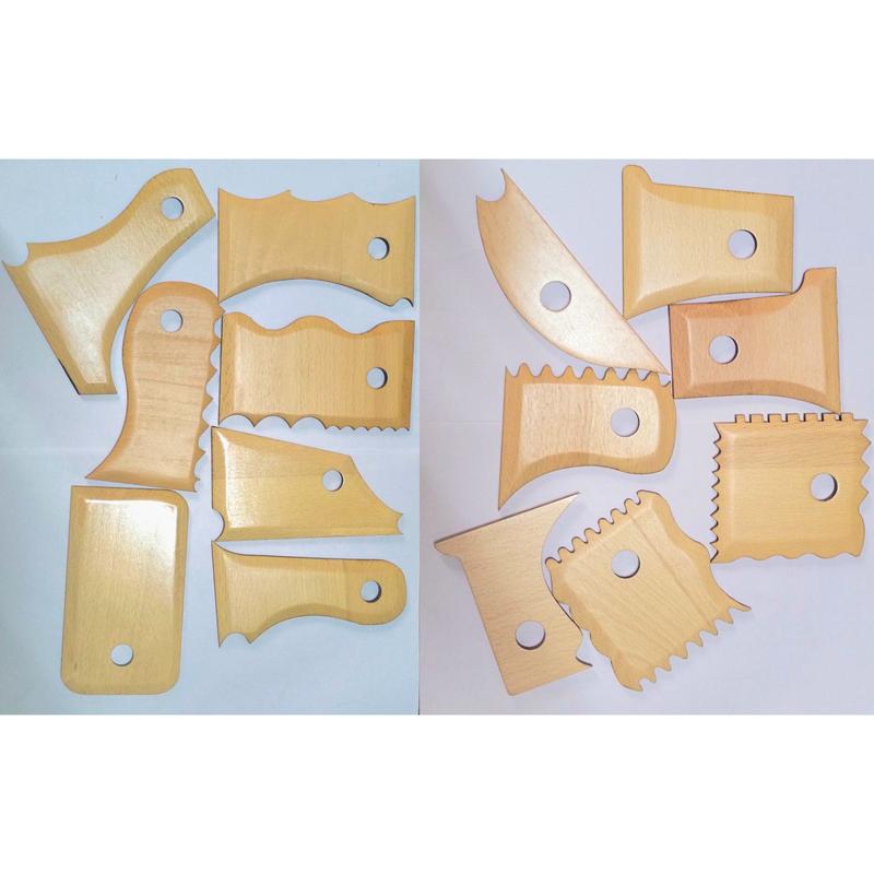 Wooden Ribs for Clay Pottery - Rib Kayu untuk Kerajinan Pottery - Shop ...